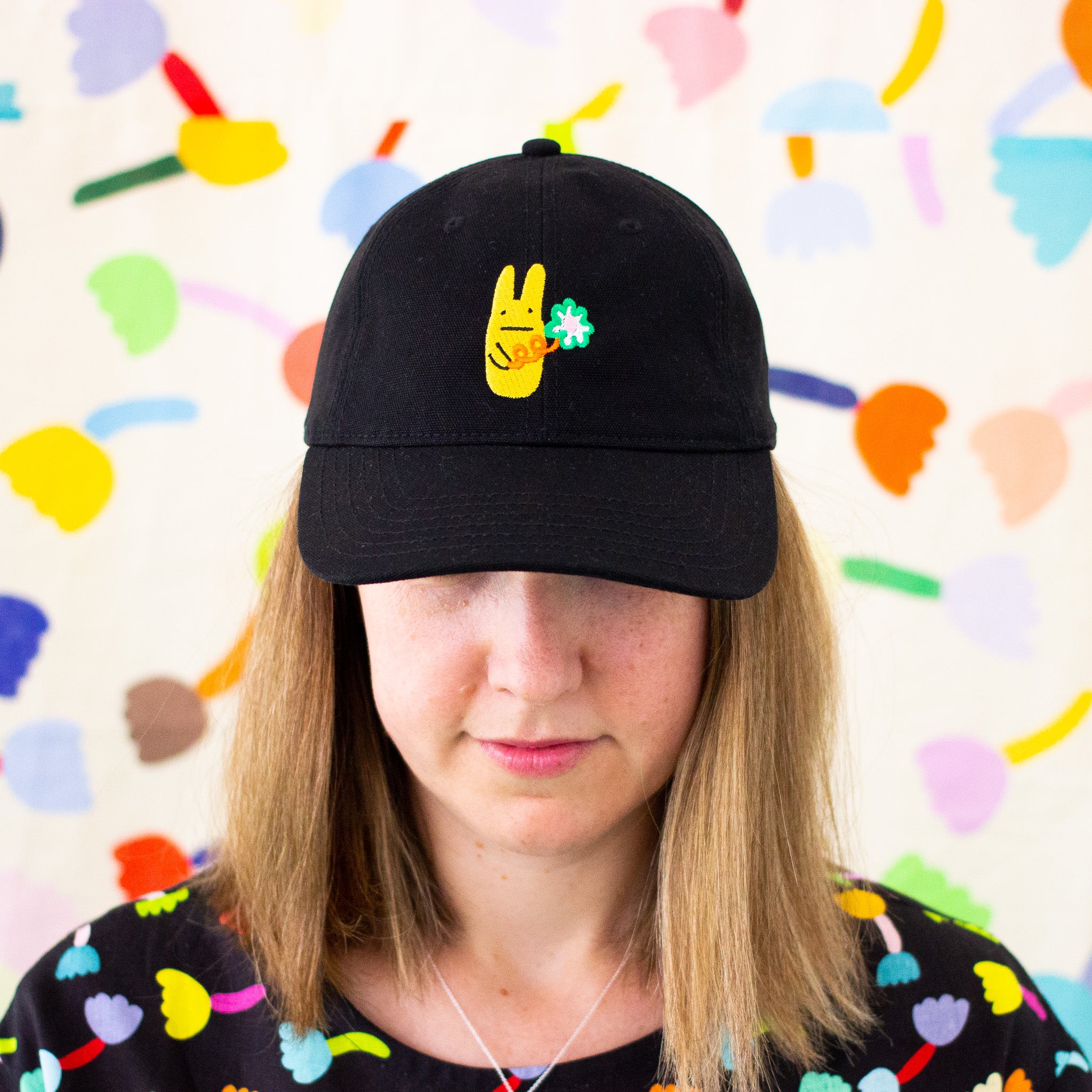 BUNNY CAP - BLACK – shuhlee